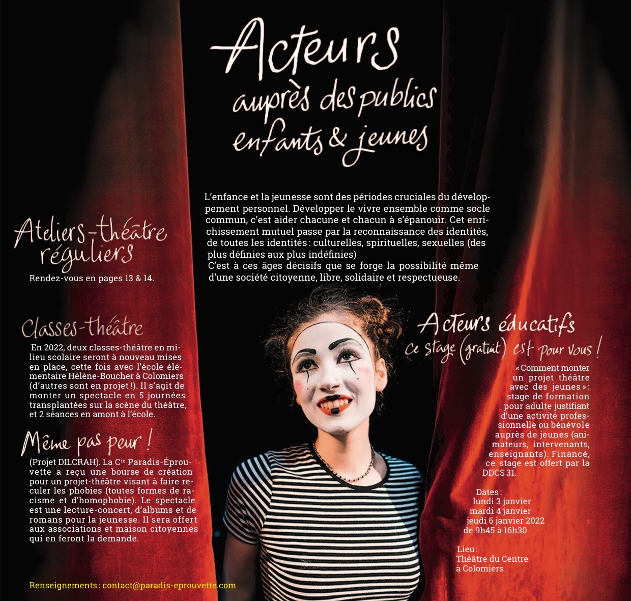 Programmation 2021-2022 | Théâtre du centre, Colomiers